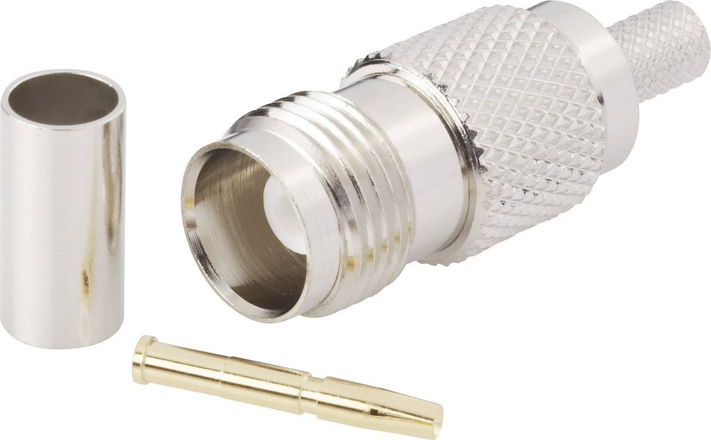 TNC uticni konektor, ravna uticnica 50 Ohm Tru Components
