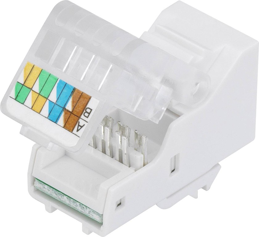Tru Components SM-2014H8C5E modularni prikljucak 1365812 ravni zenski konektor sivi