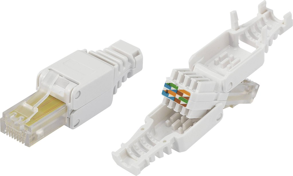 Tru Components 93014c935 modularna uticnica 817966 ravni muski konektor prirodni