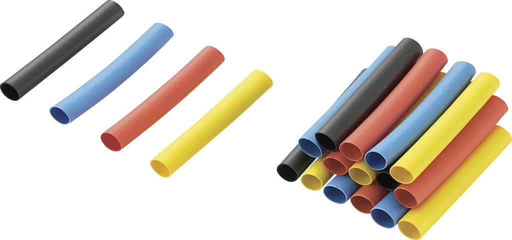 Asortiman termoskupljajucih cevi, raznobojne 4,80 mm odnos skupljanja: 2:1 Tru Components 1571320 RPS5 40 komada