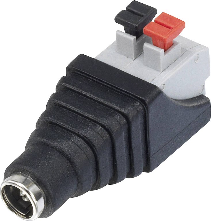 Tru Components KT-DC2.1F niskostrujni konektor ravni zenski konektor 5,5 mm 5,5 mm 2,1 mm