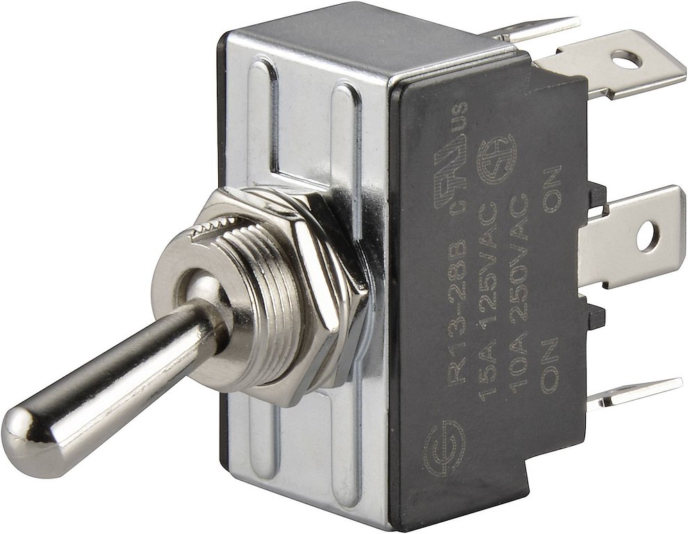 TRU Components TC-R13-28B-01 prekidač 10 A 250 V/AC