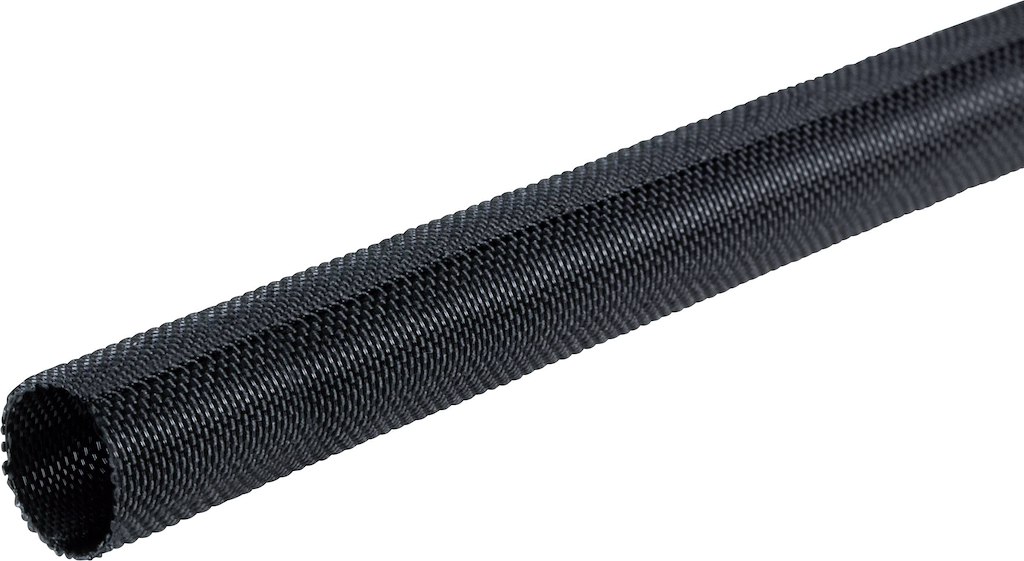 Tru Components TC-7703272 pletena cev crna PET 5 do 9 mm 1m