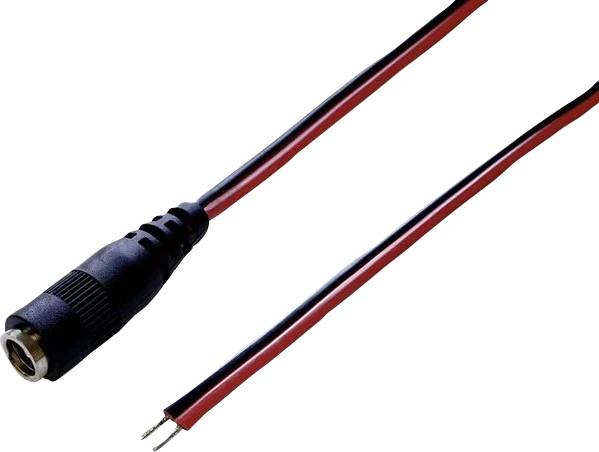 Tru Components TC-2511286 niskonaponski prikljucni kabl niskonaponski muski konektor – slobodni kraj 5,50 mm 2,10 mm 30 cm
