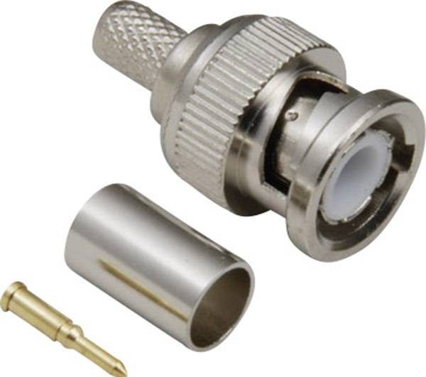 BNC konektor, ravni utikac 50 Ohm Tru Components