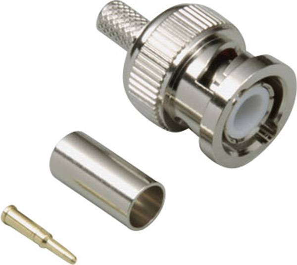 BNC konektor, ravni utikac 50 Ohm Tru Components
