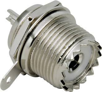 UHF uticni konektor, uticnica, vertikalna montaza 50 Ohm Tru Components