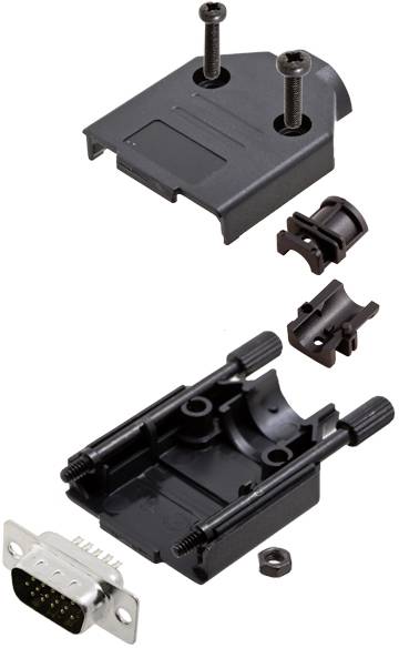 Tru Components TCDTPKP09HDP15K 7709052 set D-Sub pin traka 180 broj pinova: 15 vrha za lemljenje