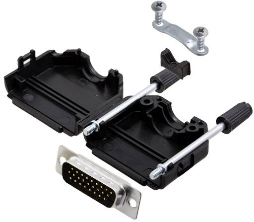 Tru Components TCDPPK15BKHDP26K 7709416 set D-Sub pin traka 180 broj pinova: 26 vrha za lemljenje