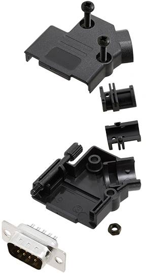 Tru Components TCD45PKP09DMPK 7709240 set D-Sub pin trake 45 broj pinova: 9 vrh za lemljenje