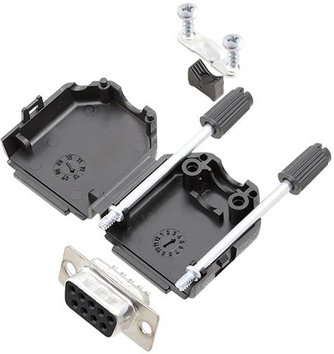 Tru Components TCDPPK09BKDMSK 7709028K D-Sub uticnica – set 180 broj pinova: 9 vrh za lemljenje