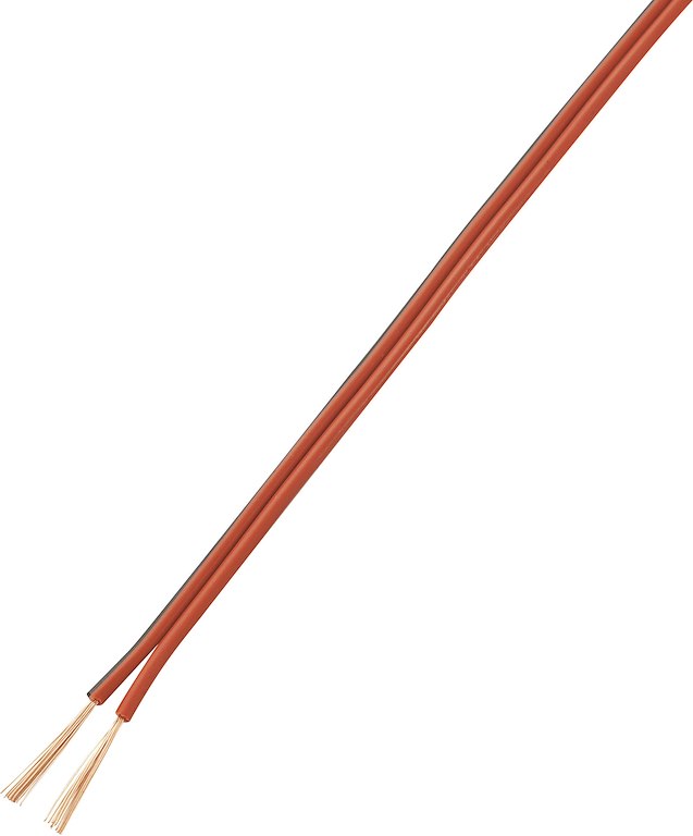 Fino-zicni provodnik LiI-Z 2*0,14 mm 2 crvene, crveno-crne boje Tru Components 607382 20 m