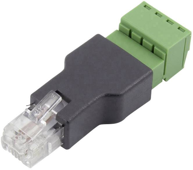Tru Components FL-29 FL-29 ravni muski konektor broj pinova 6P4C