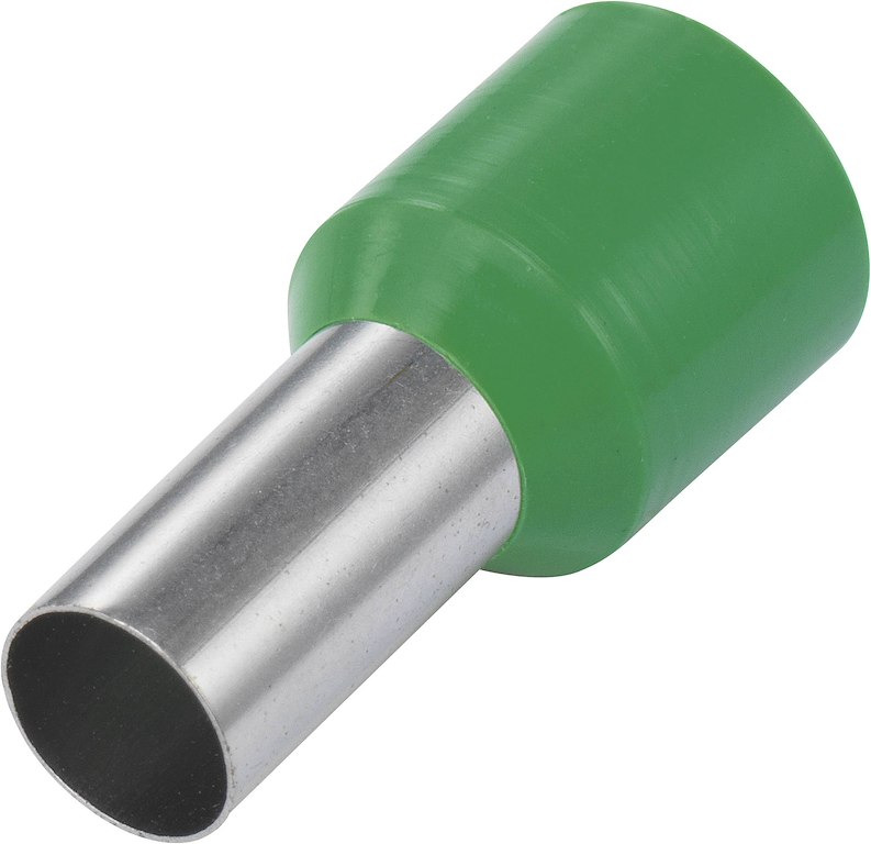 Prikljucci 1 * 6 mm 2 * 12 mm delimicno izolovani, zeleni Tru Components 1572424 100 komada