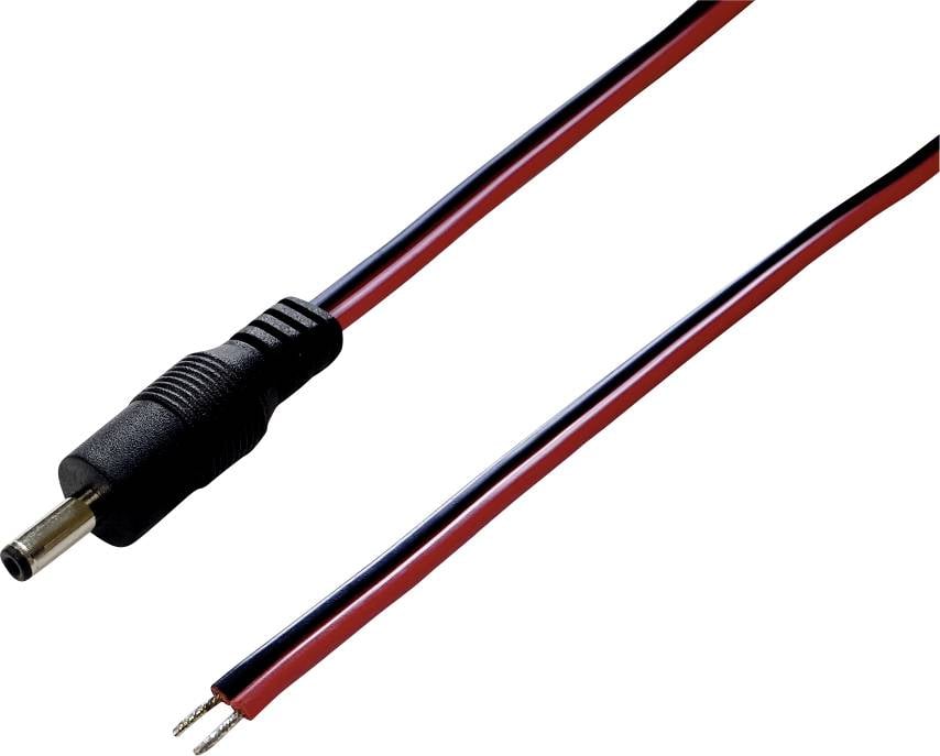 TRU Components 1582264 niskonaponski konektor ravni muški adapter