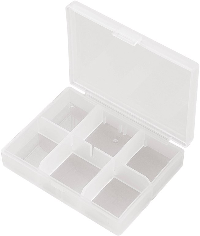 Tru Components PP06-01 kontejner za sortiranje (D * s * V) 84 * 63 * 20 mm broj fioka: 6 varijabilnih pregrada Sadrzaj, kolicina, sadrzaj jedinica kolicine po prodajnoj jedinici