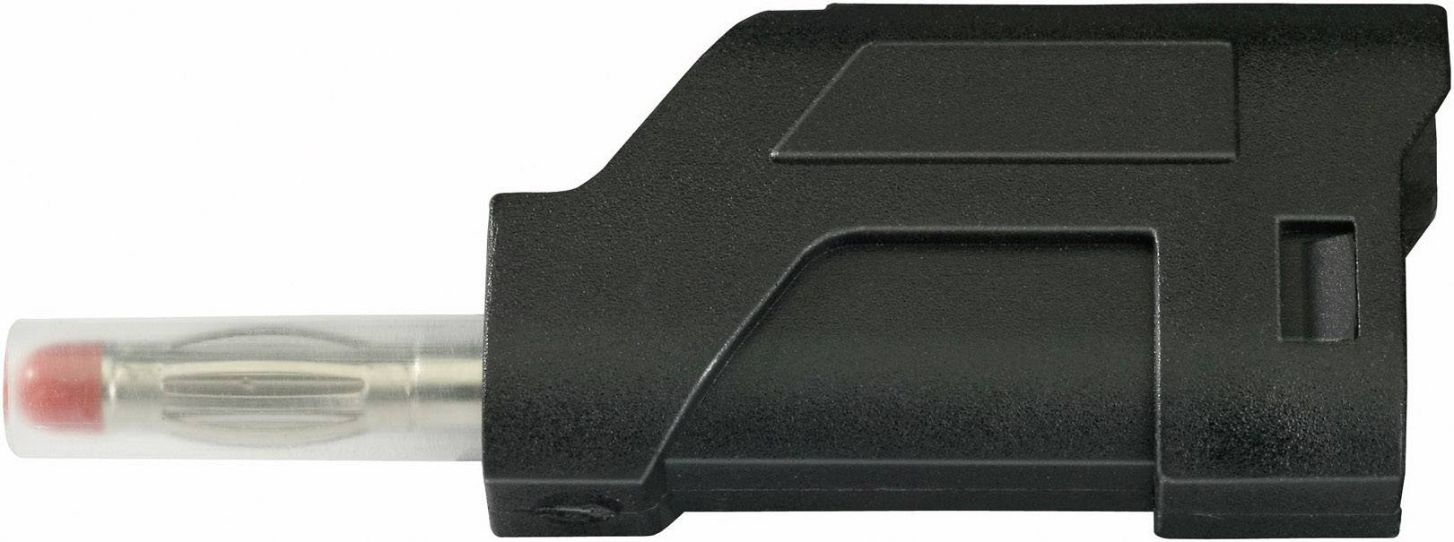 Ravni utikac, ravni utikac, precnik kontakta: 4 mm, crni Tru Components TC-R8-104 B