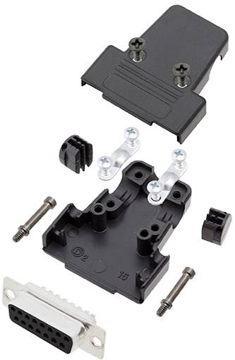Tru Components TCTRIP15DBSK 7708892 D-Sub uticnica – set 180 broj pinova: 15 vrha za lemljenje