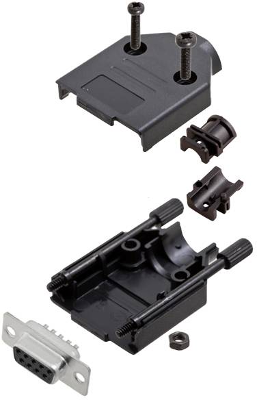 Tru Components TCDTPKP09DBSK 7709164 D-Sub uticnica – set 180 broj pinova: 9 vrha za lemljenje