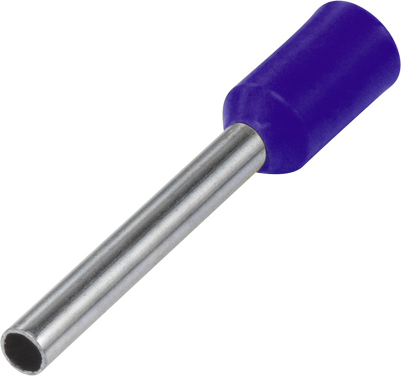 Prikljucnice 1 * 2,50 mm 2 * 12 mm delimicno izolovane, svetlo plave Tru Components 1091290 100 kom