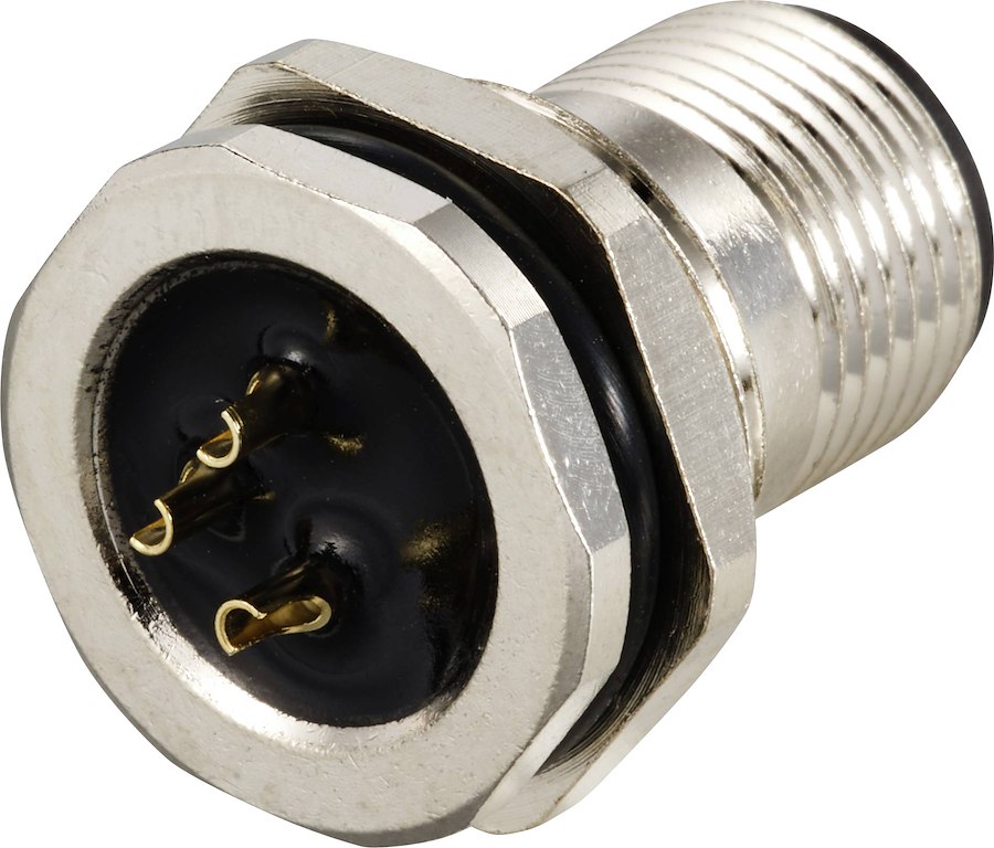 Tru Components TC-12833200 integrisani senzor/aktivator utikac M12 integrisani muski konektor broj polova: 3