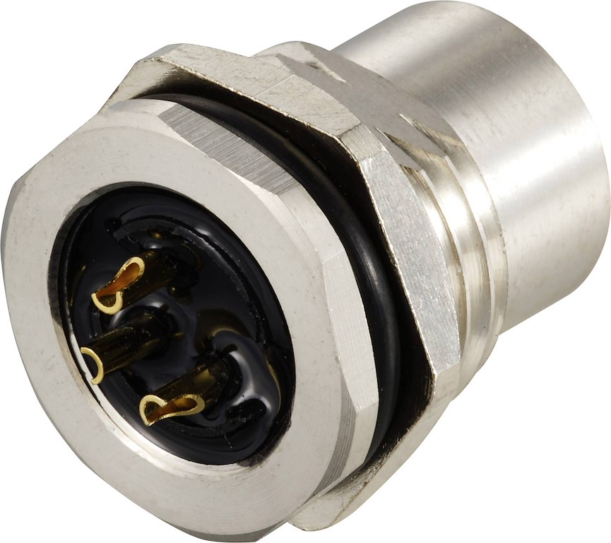Tru Components TC-12833196 integrisani senzor/aktuator uticnica M12 integrisani zenski konektor broj polova: 3