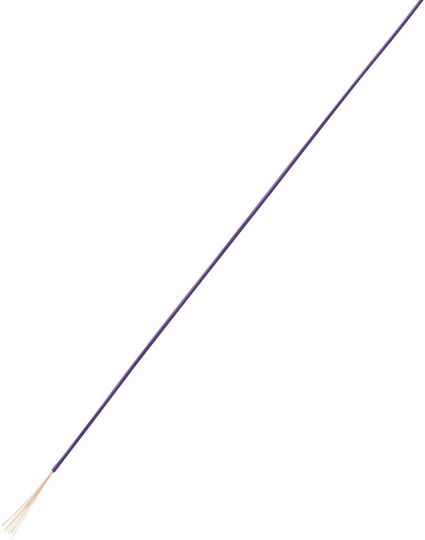 Fino-zicani provodnik LiFI 1 * 0,25 mm 2 ljubicaste boje Tru Components 1572465 10 m