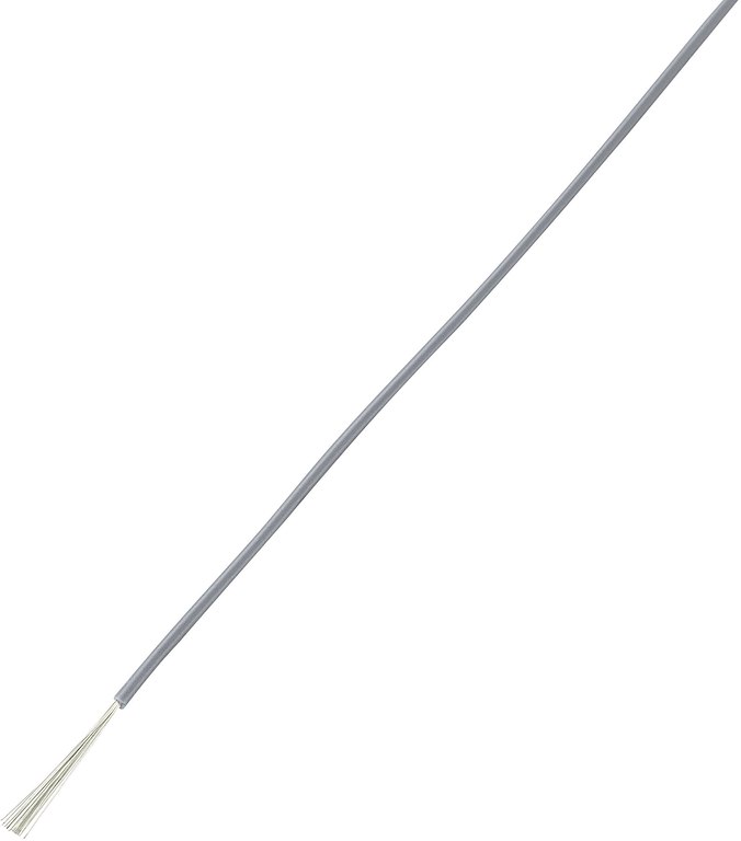 Fino-zicni provodnik LiI 1 * 0,14 mm 2 sivi Tru Components 1570172 10 m
