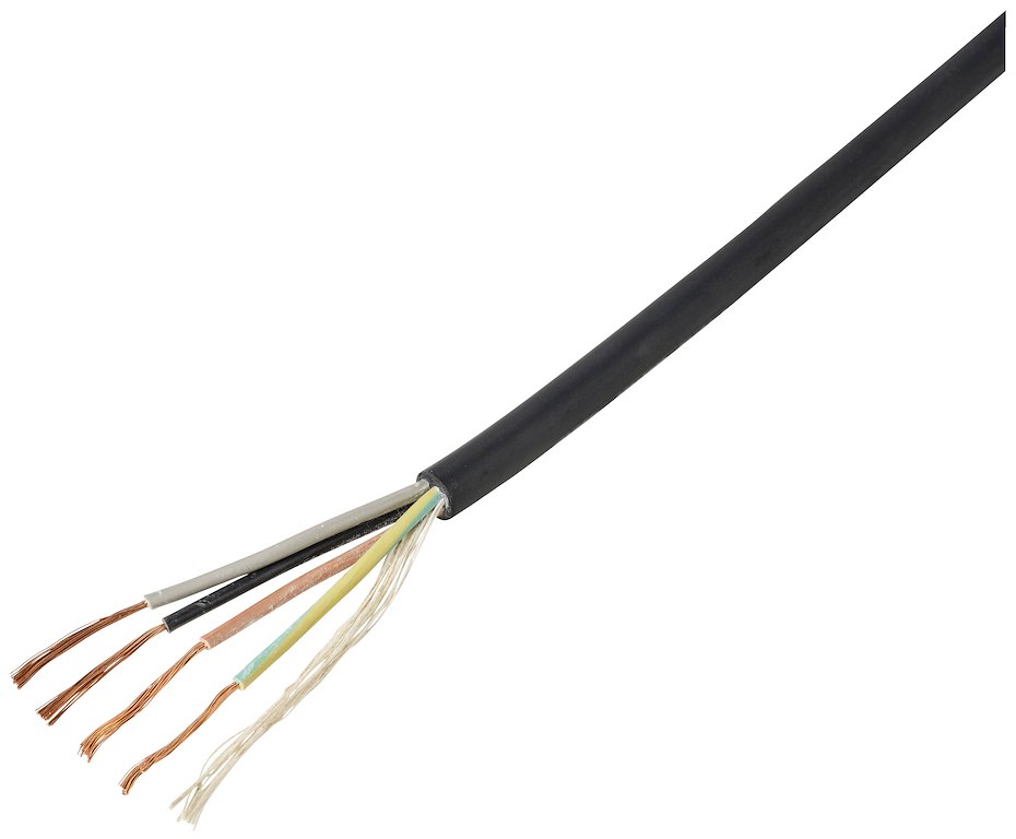 Tru Components TC-11594944 gumirani kabl H07RN-F 4 * 1,5 mm 2 crni 1m