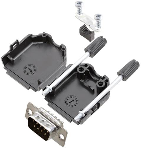 Tru Components TCDPPK09BKDMPK 7708820K set D-Sub pin traka 180 broj pinova: 9 vrha za lemljenje