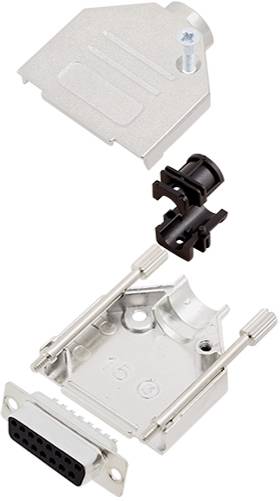 Tru Components TCDTZK15DBSK 7708772 D-Sub uticnica – set 180 broj pinova: 15 vrh za lemljenje
