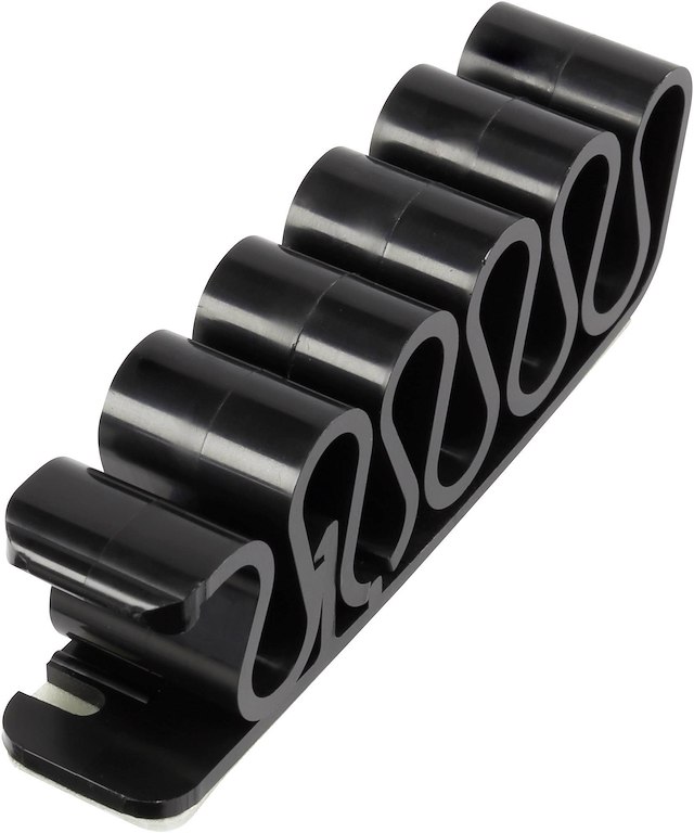 Stezaljka za kablove, samolepljiva, crna Tru Components 630913
