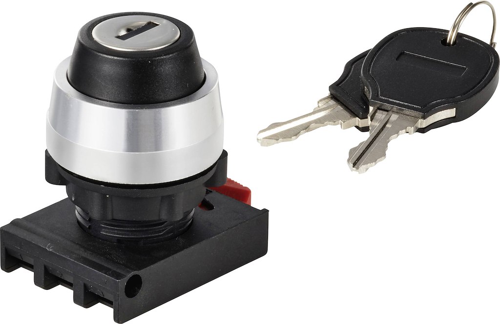 TRU Components TC-12835268 birački prekidač zadržava položaj 22 mm