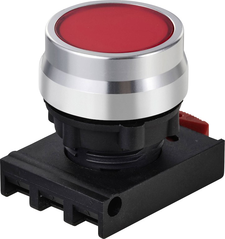 Aktuatori Tru Components TC-12835236 ONPOV26BK-Z/R Taster prekidac – dugme prednjeg elementa crveno
