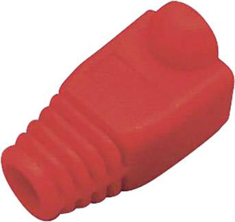 RJ45 utikac konektor CAT 6A usnik sa zastitom protiv preklapanja, crveni Tru Components 1582668 ad