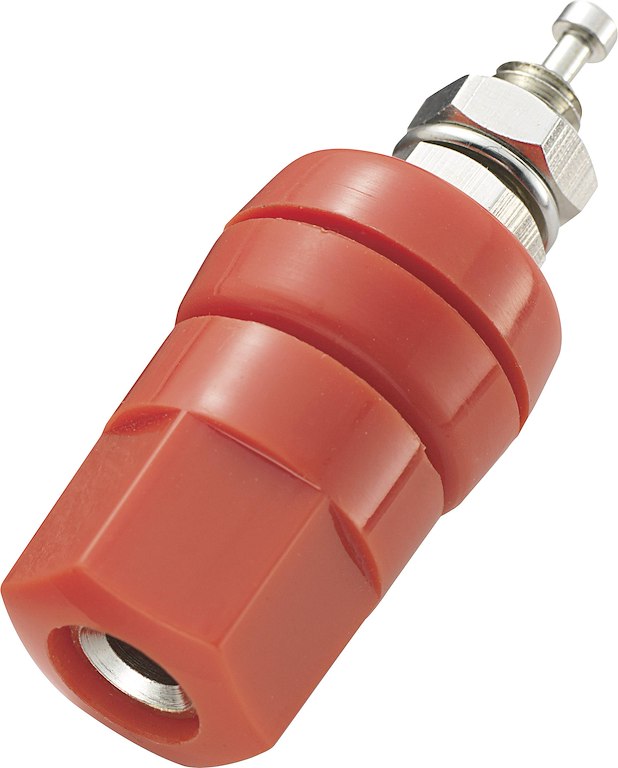 Tru Components priključna klema crvena 30 A