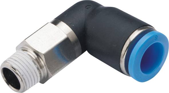 Tru Components ugaoni konektor GPL10-02 Precnik cevi: 10 mm Velicina navoja: R1/4