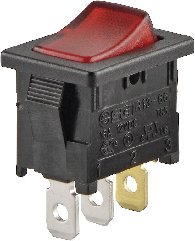 TRU Components TC-R13-66B-02 prekidač 16 A 12 V/DC