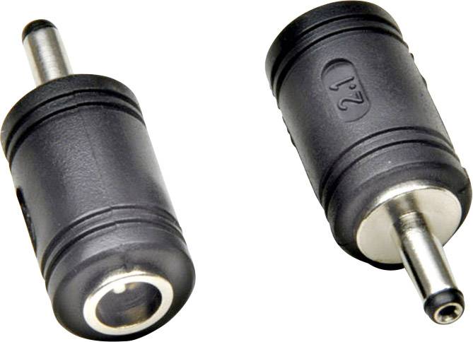 Tru Components 1582280 niskonaponski adapter niskonaponski muski konektor – niskonaponski zenski konektor 3,5 mm 1,35 mm 5,6 mm 2,1 mm