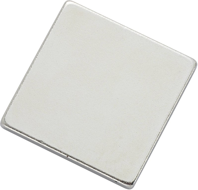 Magnetni jastucic N35-202002 srebrna boja (D * s) 20 mm * 20 mm Tru Components 1564098