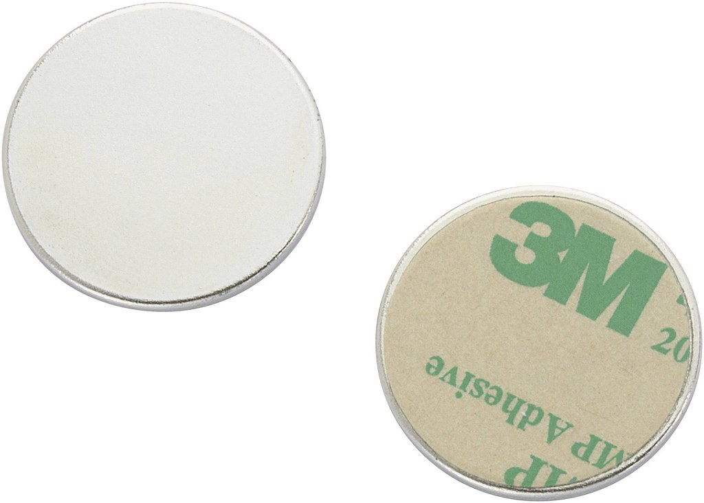 Magnetna ploca Tru Components N35-2502 srebrna boja (precnik) 25 mm sadrzi: