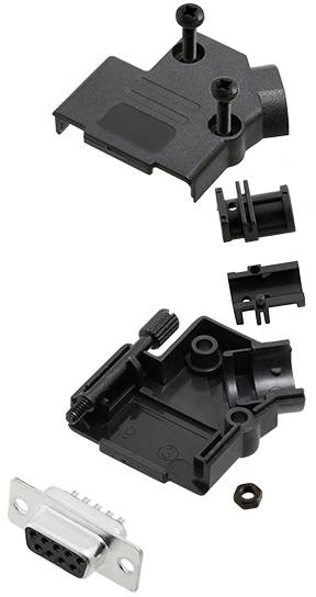 Tru Components TCD45PKP09DBSK 7709688 D-Sub uticnica – set 45 broj pinova: 9 vrh za lemljenje