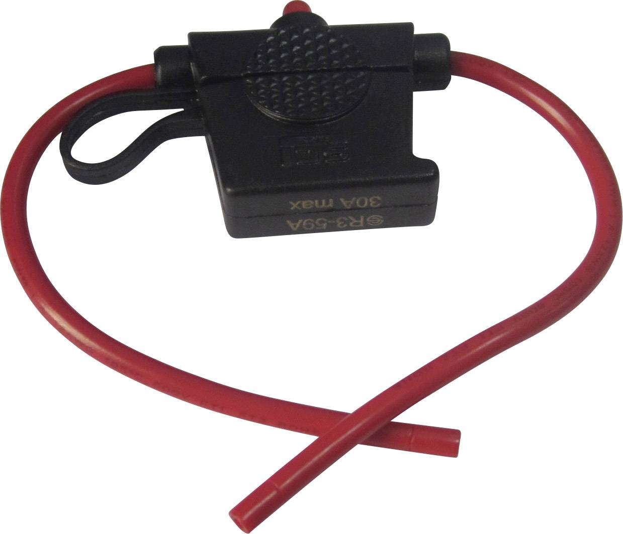 Drzac osiguraca sa indikatorom statusa, pogodan za ravne osigurace Standard 30 A 24 V/DC Tru Components TC-R3-59A ad