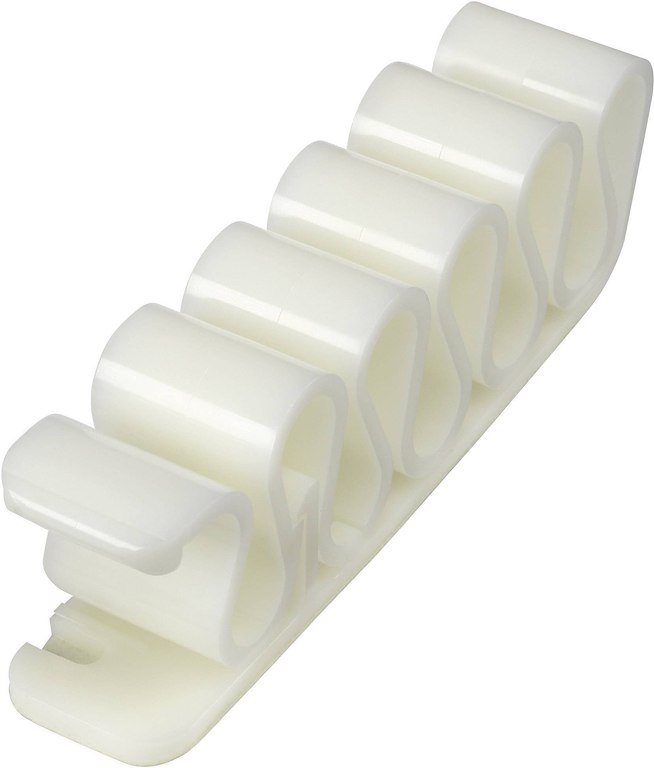 Tru Components stezaljka za kabl samolepljiva 1572343 Precnik snopa, raspon 8 mm (ma*) bela