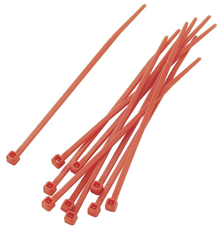 Asortiman kablovskih vezica 100 mm crvene Tru Components 1592780 TC-PBR-100-4RD203
