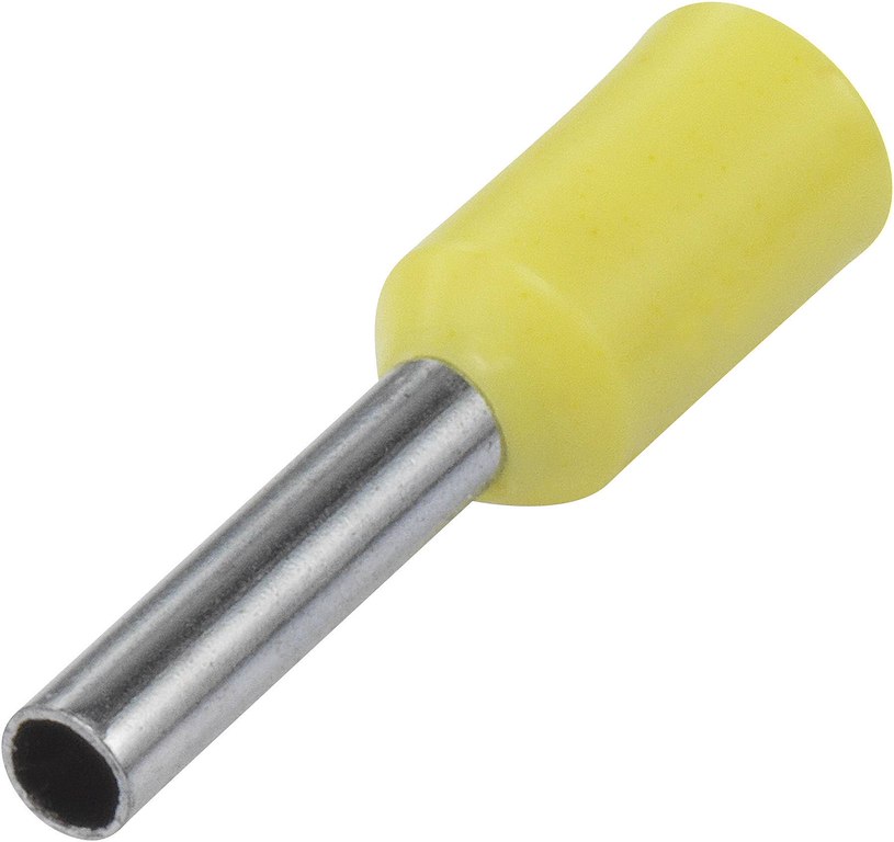Tru Components TC-9163716 suplja 0,3 mm 2 delimicno izolovana zuta 100 kom