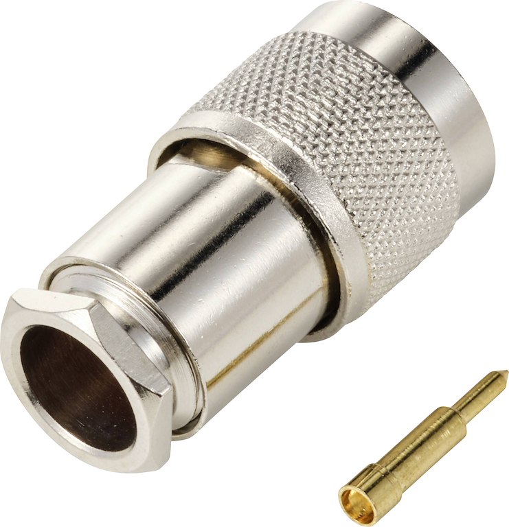 Tru Components TC-12885920 N-konektor ravni muski konektor 50 Ohm