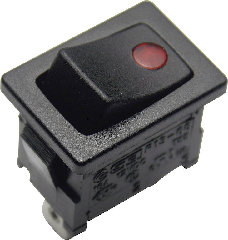 Wipp prekidaci 12 V 16 A 1 * iskljuceno/ukljuceno Tru Components TC-R13-66B2-02 B/B zakljucavanje