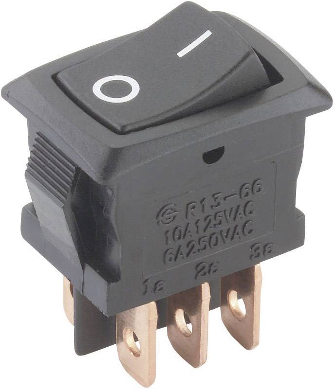 Tru Components Wipp prekidaci TC-R13-166PB-02 250 V/AC 6 A 2 * uklj./ukljuceno zakljucavanje