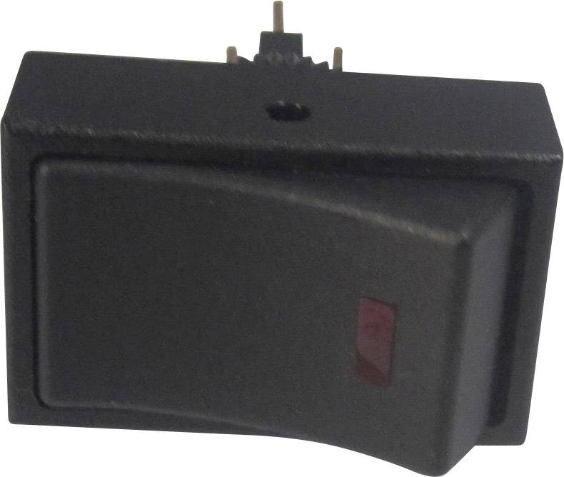 Prekidac za automobile 12 V/DC 20 A 1 * iskljuceno/ukljuceno sa zakljucavanjem Tru Components TC-R13-207L-SK crveni 12V/DC